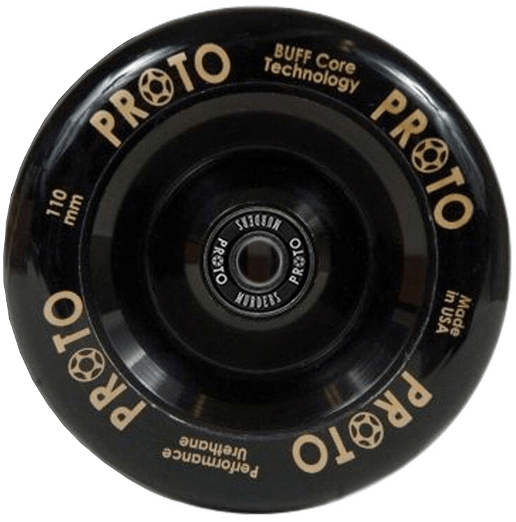 Proto Sliders Full Core 110mm Stunt Scooter Wheel - Black — Skates.co.uk