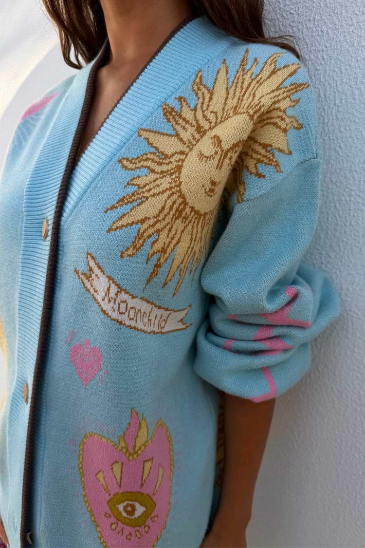 Blue Mystical Cardigan – Never Fully Dressed