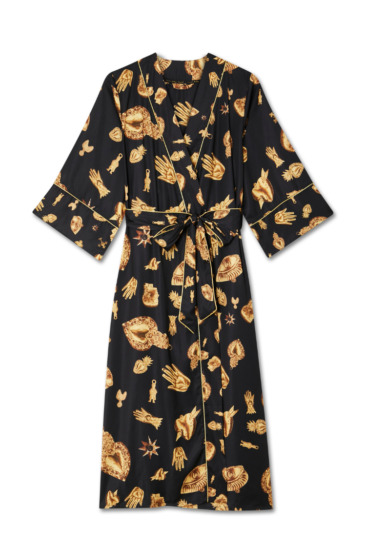 Deloris Satin Robe – Never Fully Dressed