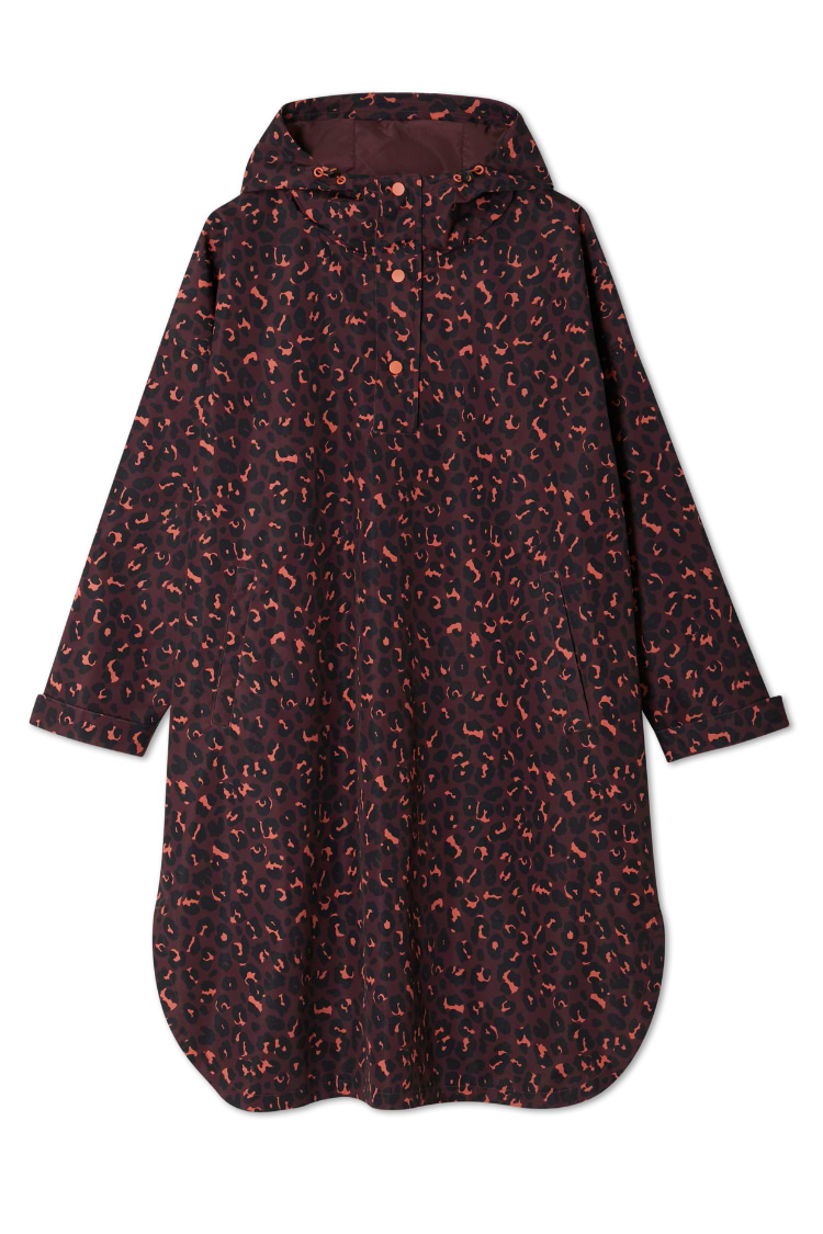 Dark Leopard Rain Mac – Never Fully Dressed