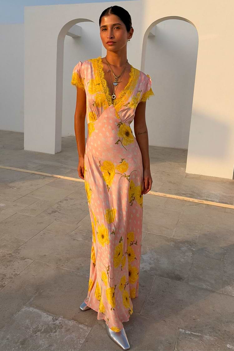 Pink Fawn Poppy Olivia Dress – Never Fully Dressed