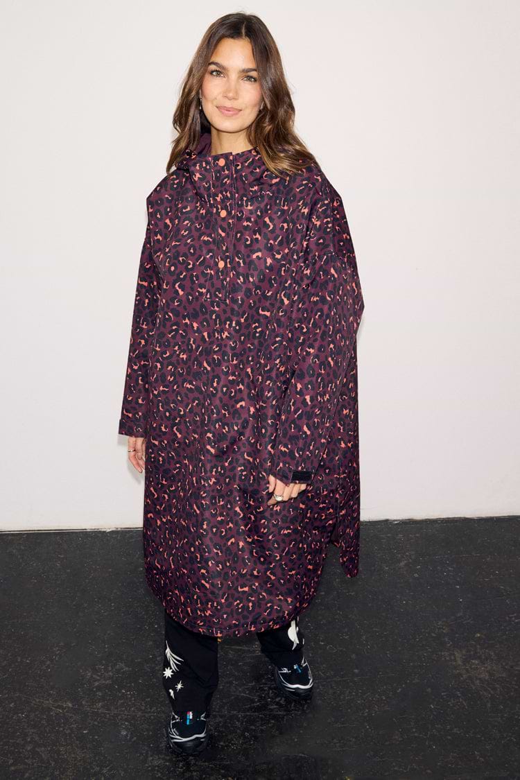 Dark Leopard Rain Mac – Never Fully Dressed