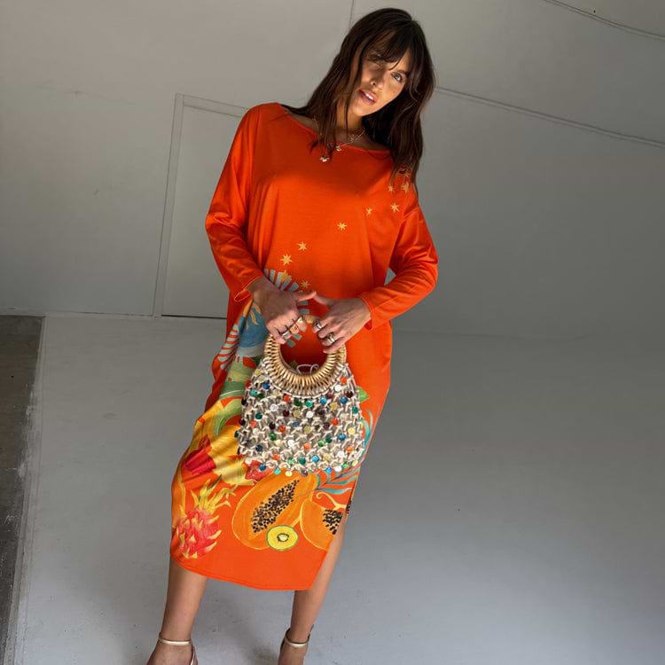 Orange Rio Jem Dress – Never Fully Dressed