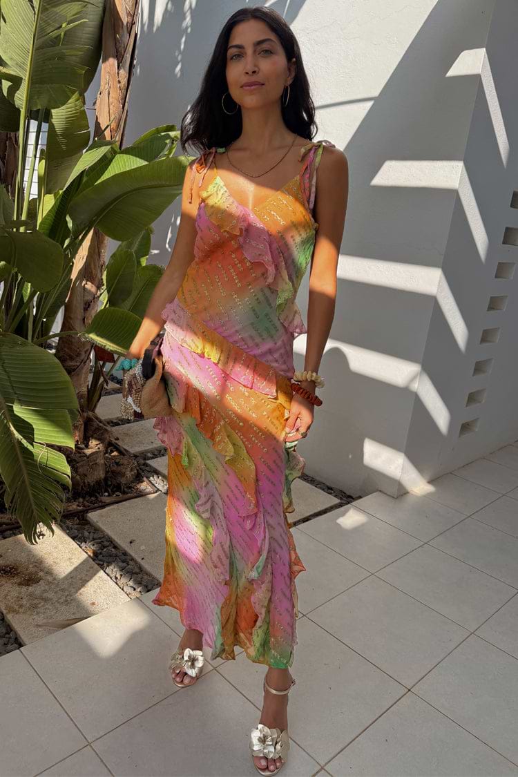 Ombre Jacquard Faro Dress – Never Fully Dressed