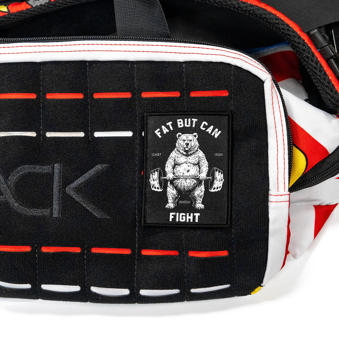 Fat But Can Fight Velcro Patch | Combat Iron