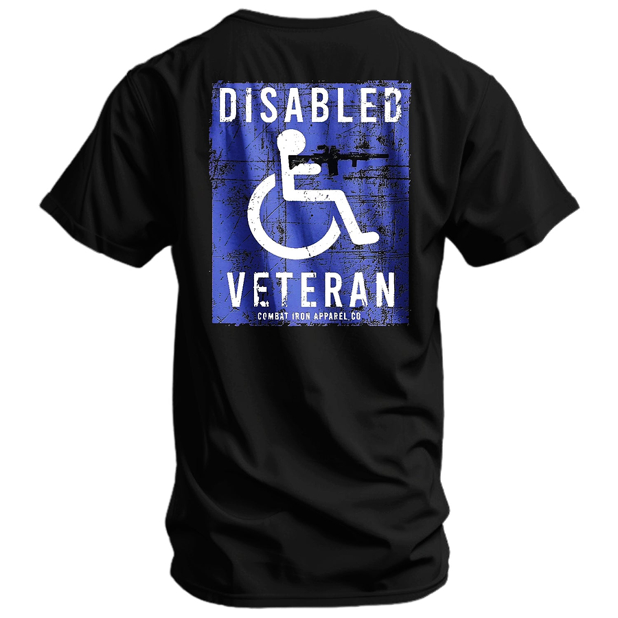 Disabled Veteran Sign Men’s T-shirt | Combat Iron Apparel Co. | Combat ...