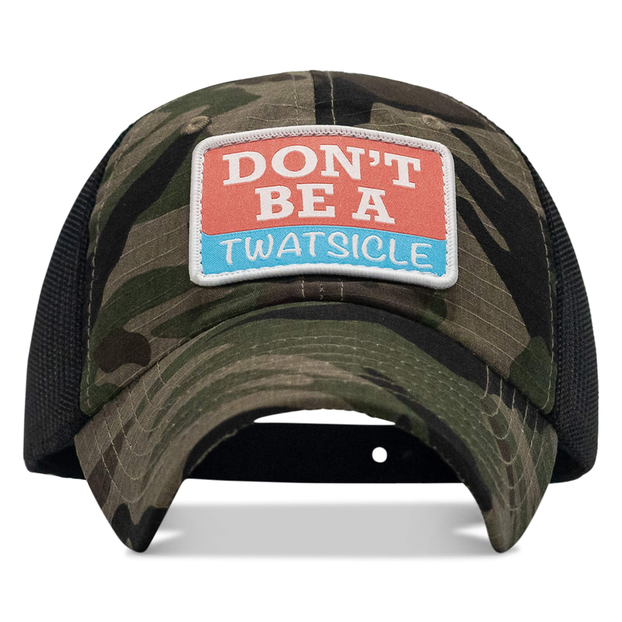 Don't Be A Twatsicle Patch Mesh Snapback Hat | Combat Iron Apparel Co.