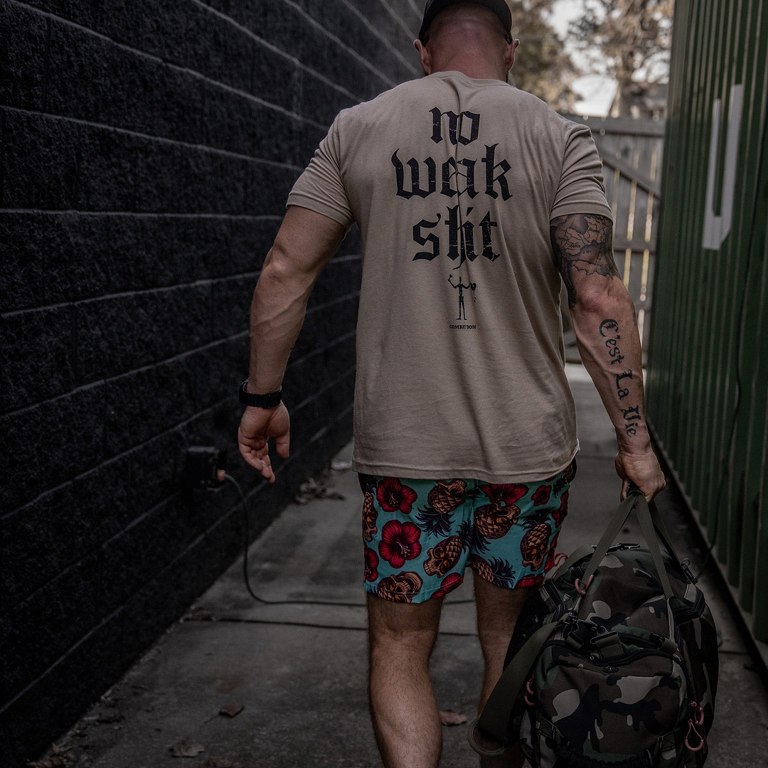 No Weak Shit Men's T-Shirt | Combat Iron Apparel Co. | Combat Iron ...