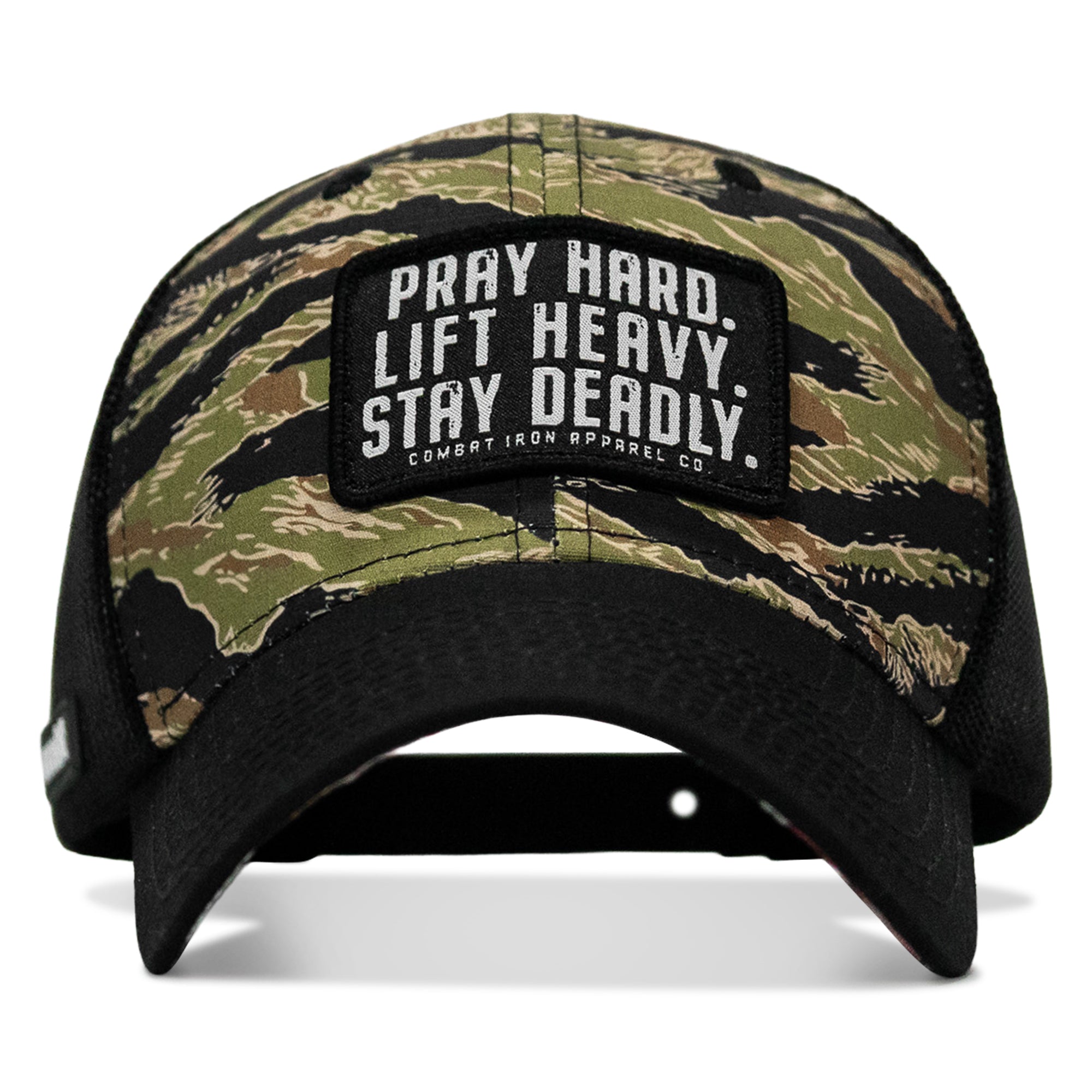Pray Hard. Lift Heavy. Stay Deadly. Patch Original Ripstop Snapback ...