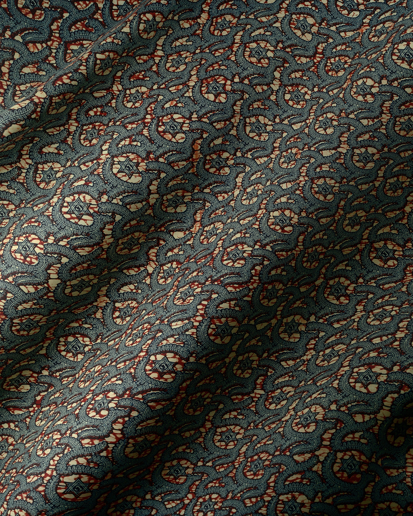 Wax Hollandais | Vl69600.185 | Ukpaka Leaf with Star – Vlisco