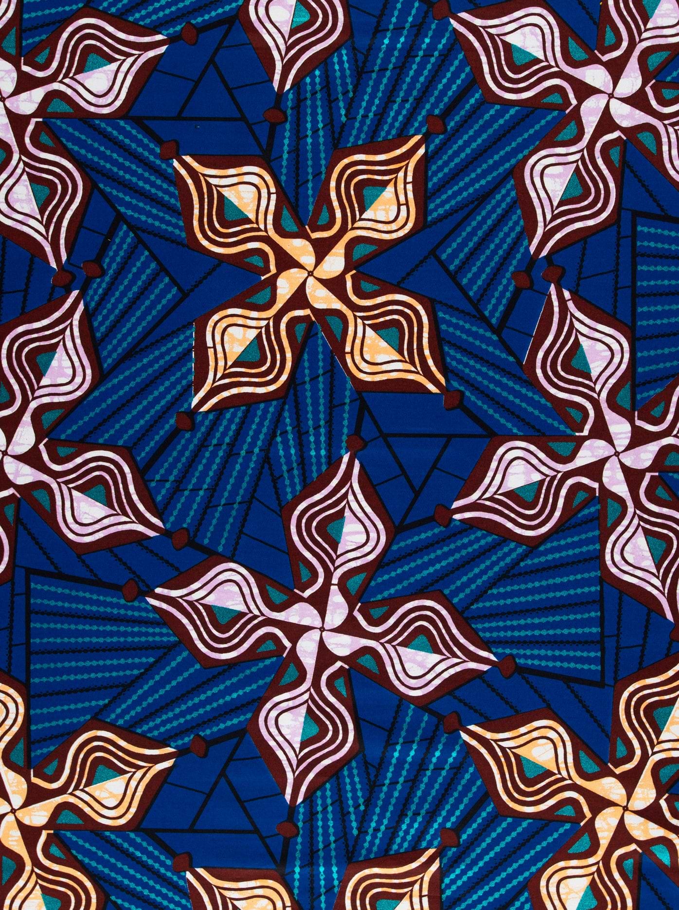 Super-Wax | VLS0562.017 | Blue Embellished – Vlisco