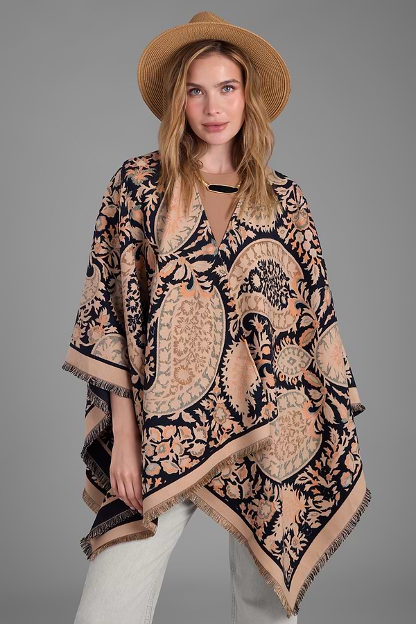 Shop Stylish Ruanas | Cozy Layers for Every Season – SAACHI