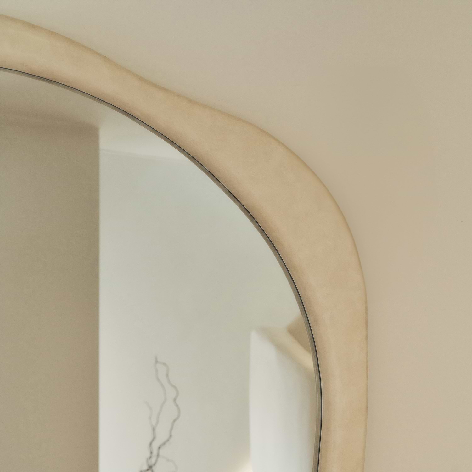 Arcurva - Extra Large Full Length Concrete Irregular Mirror 190x110cm