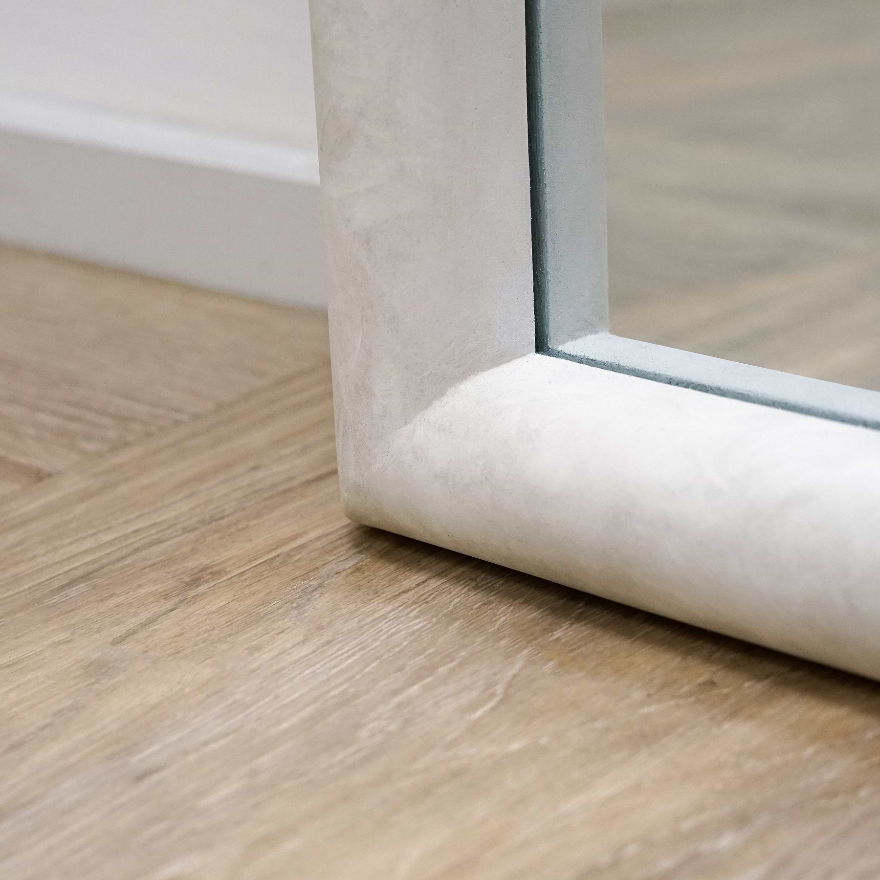 Full Length Large Arched Concrete Mirror 172cm x 60cm - Amora