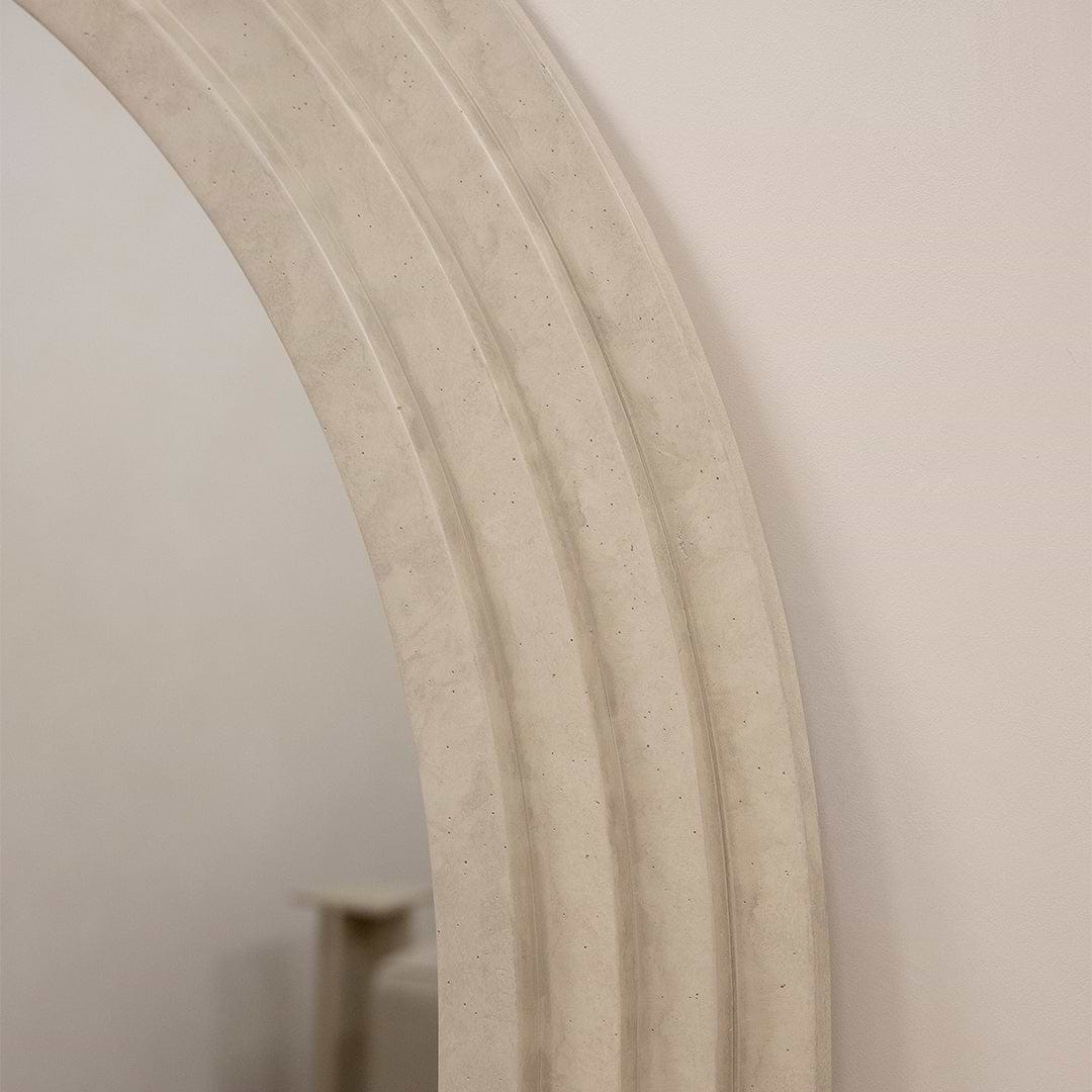 Full Length Arched Concrete Mirror 180cm x 110cm - Luciana