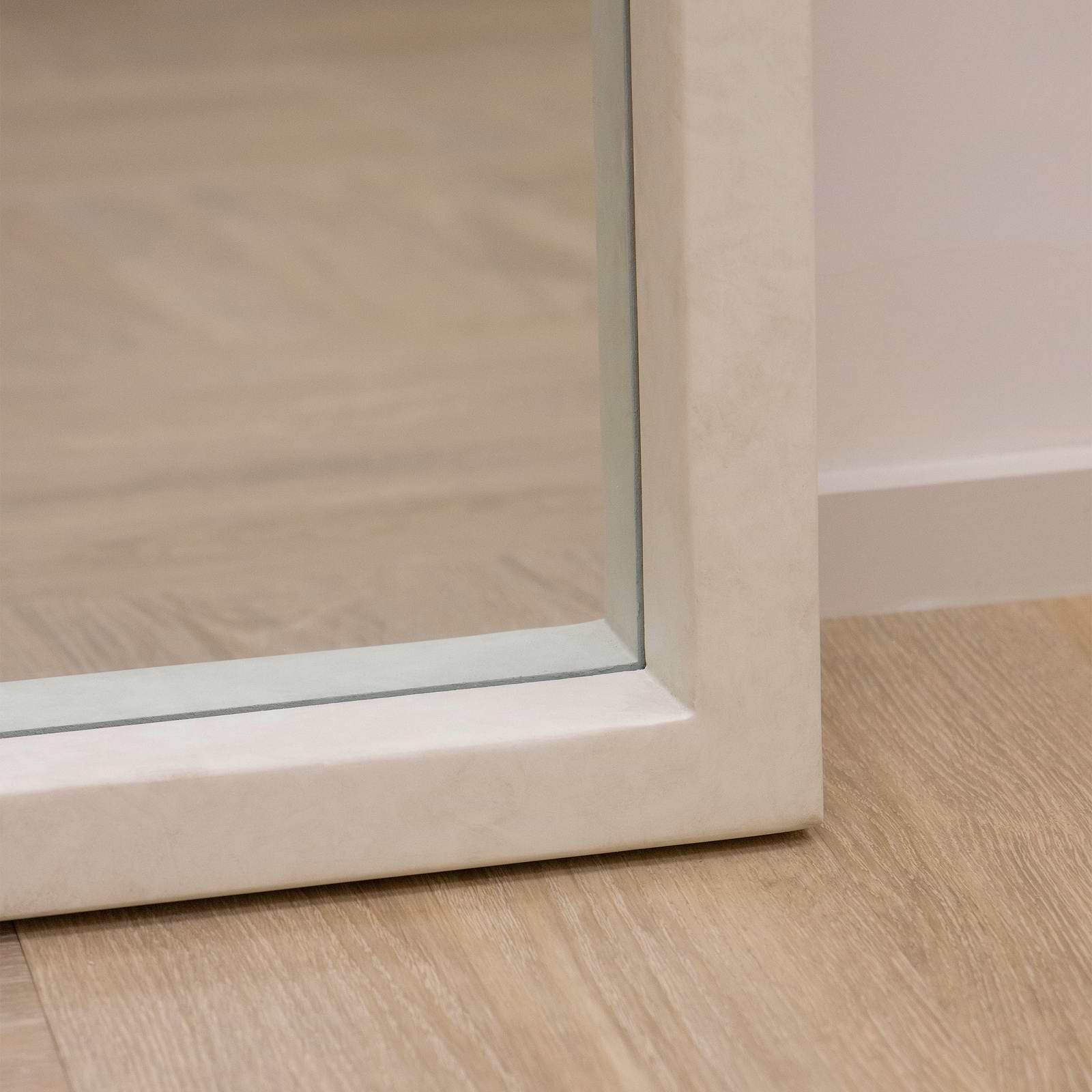 Full Length Extra Large Arched Concrete Mirror 190cm x 110cm - Tamara