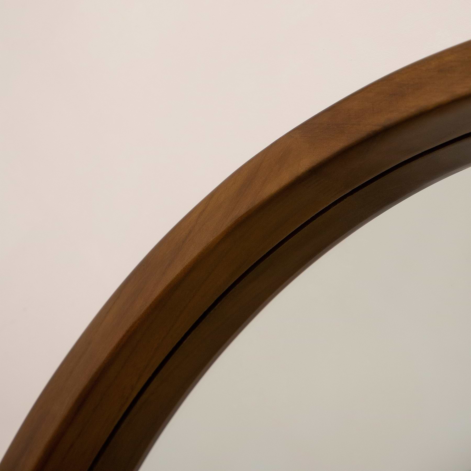 Full Length Extra Large Arched Walnut Mirror 190cm x 110cm- Tamara