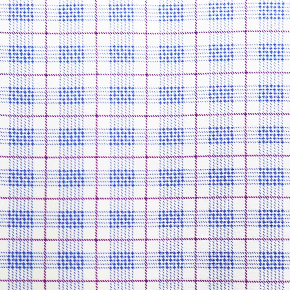 "The Baron" Purple and Blue Plaid