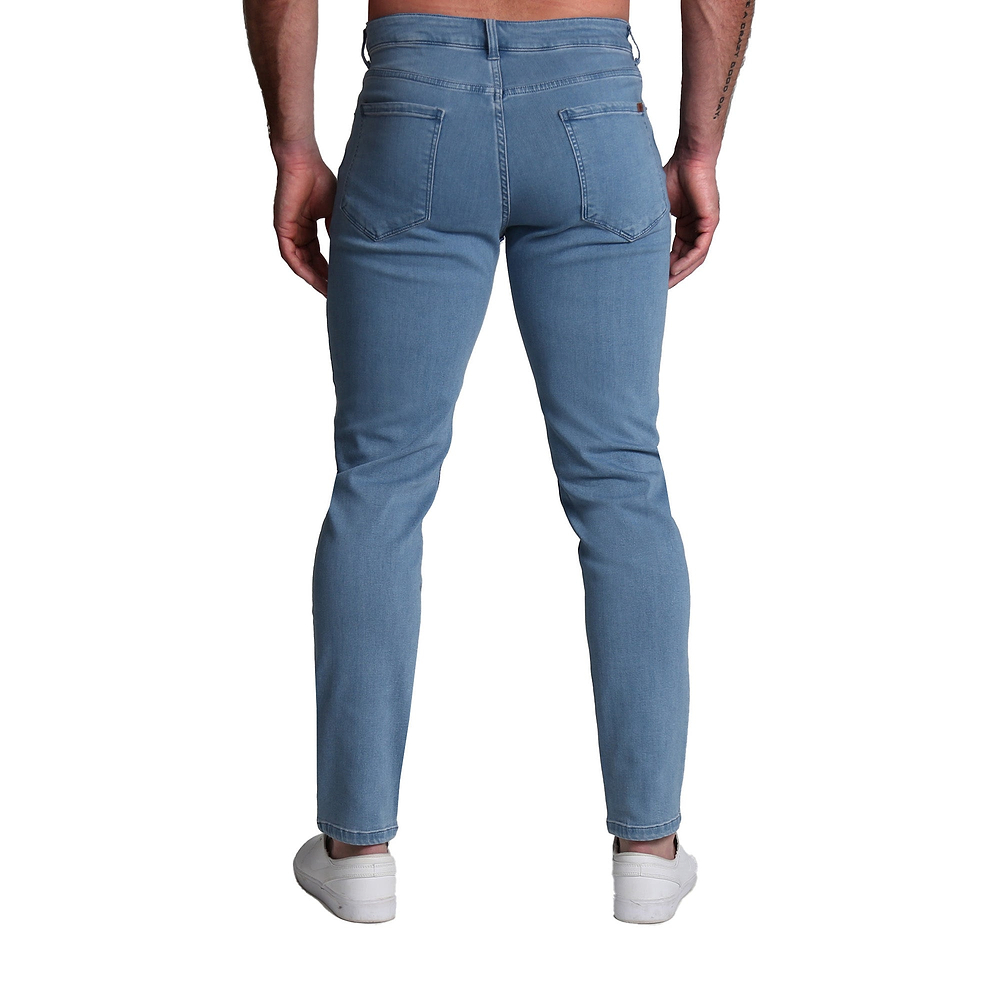 Athletic Fit Stretch Jeans - Light Blue