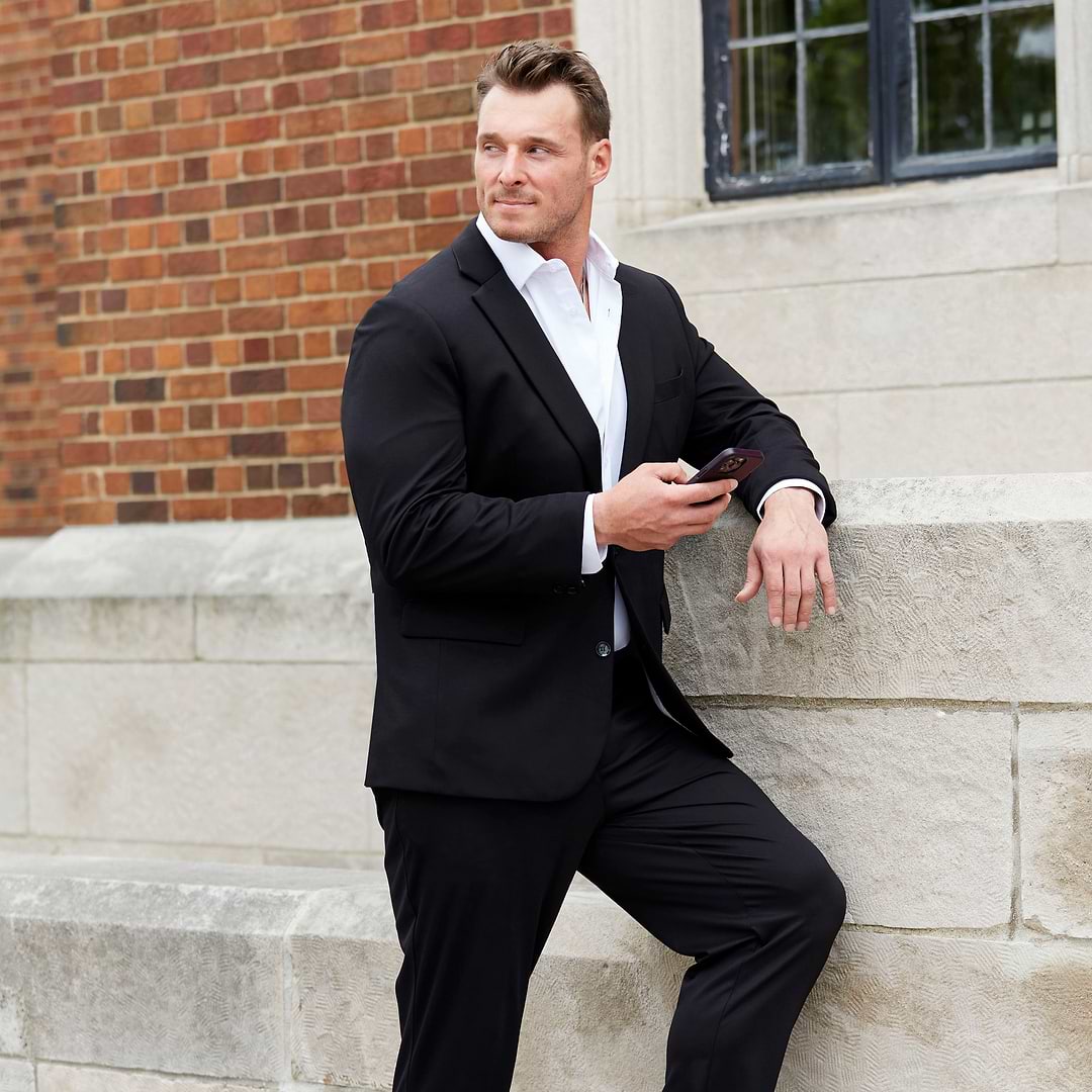 Stretch Suits for Men - Athletic Fit Suits