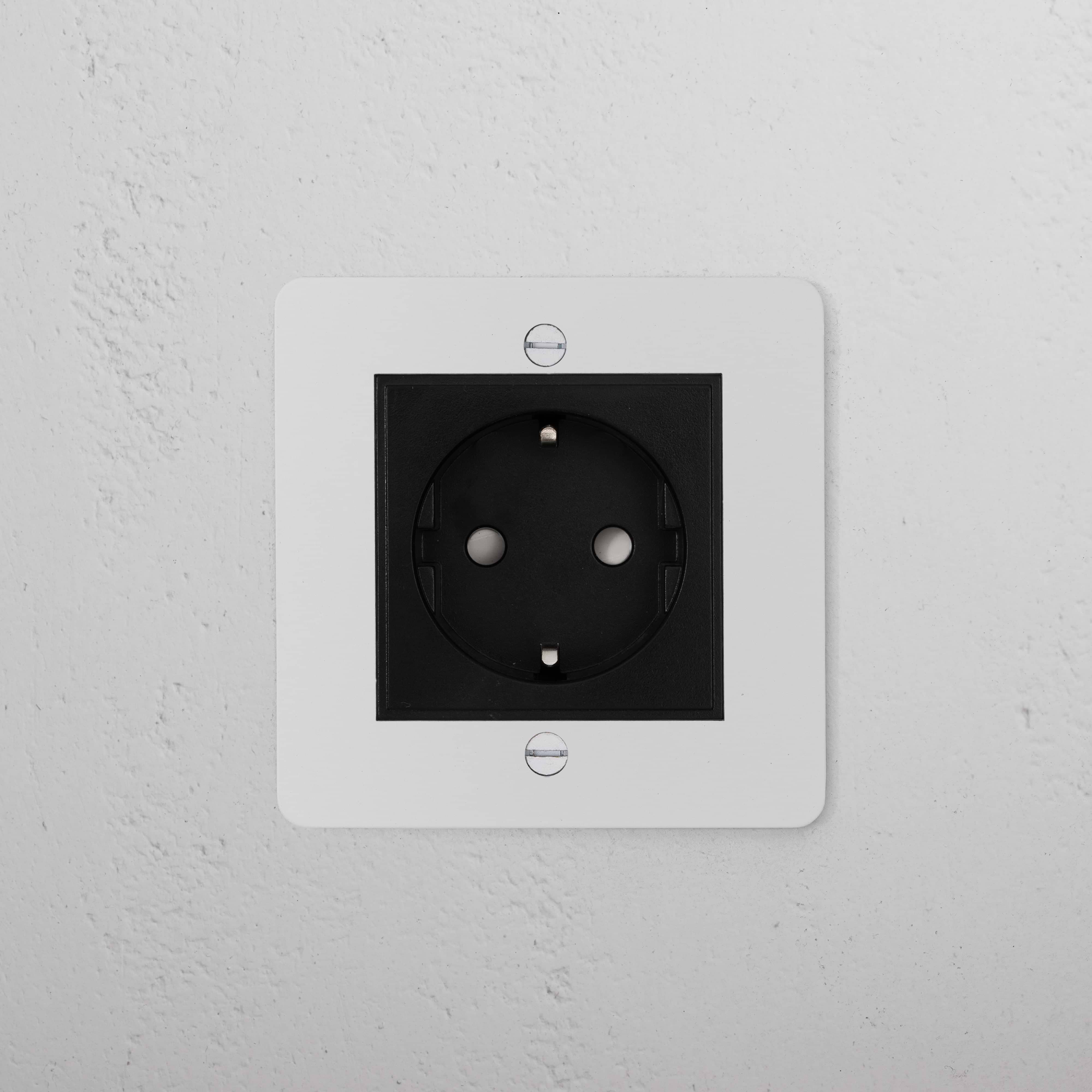 Schuko Socket | Paintable Black – Corston Trading LLC