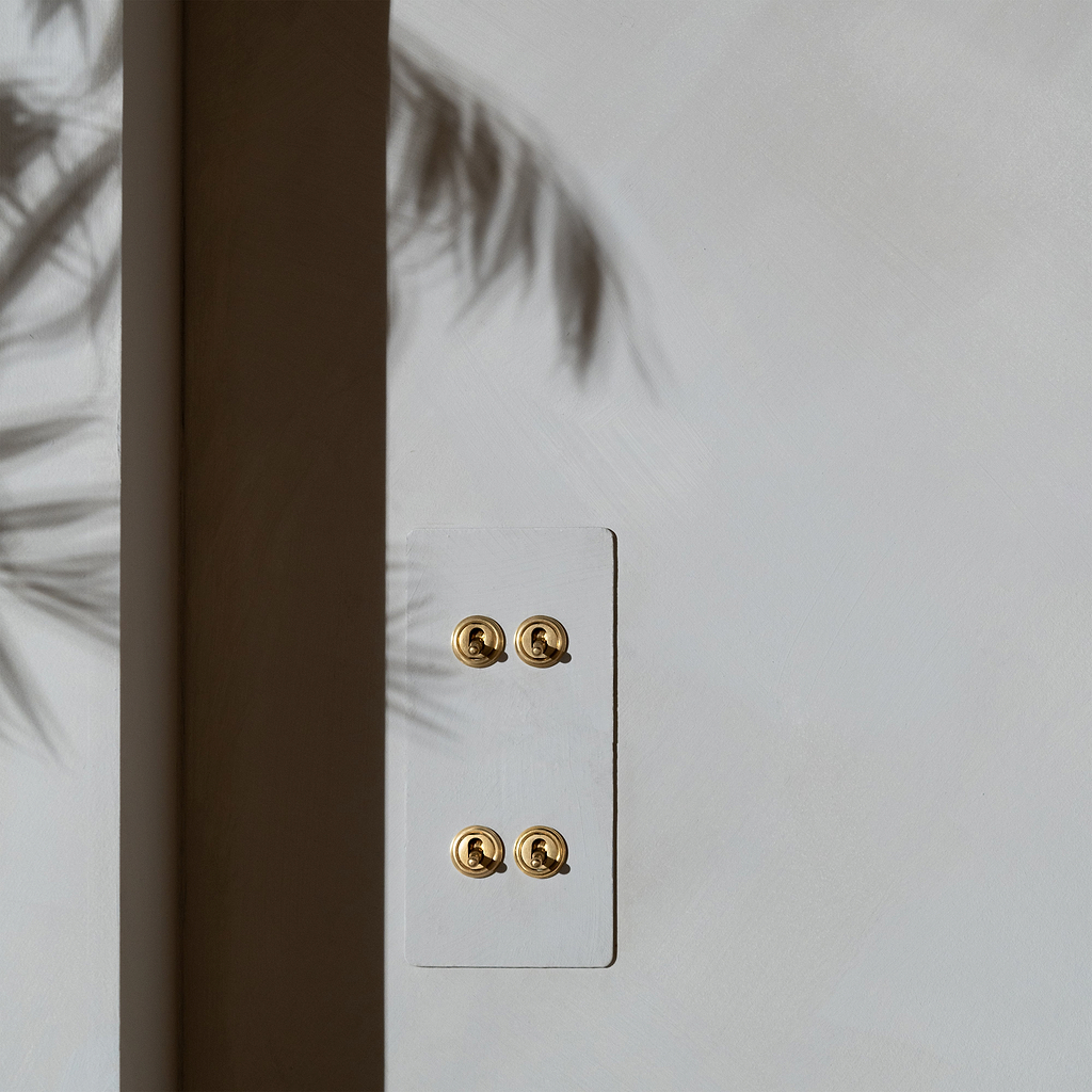 4G Vertical Two Way Toggle Switch Paintable Antique Brass | Switches ...