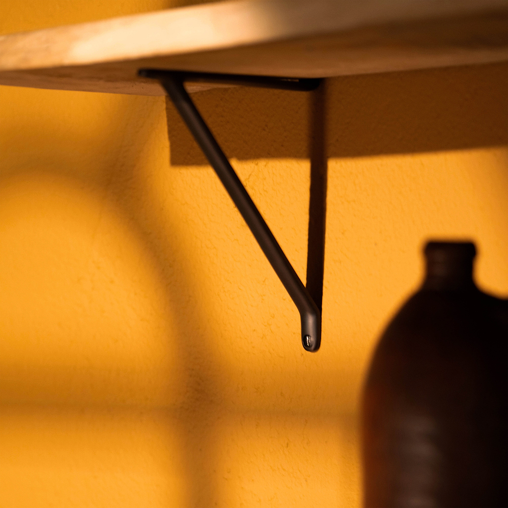 Brixton Shelf Bracket 150mm Bronze | Hardware – Corston