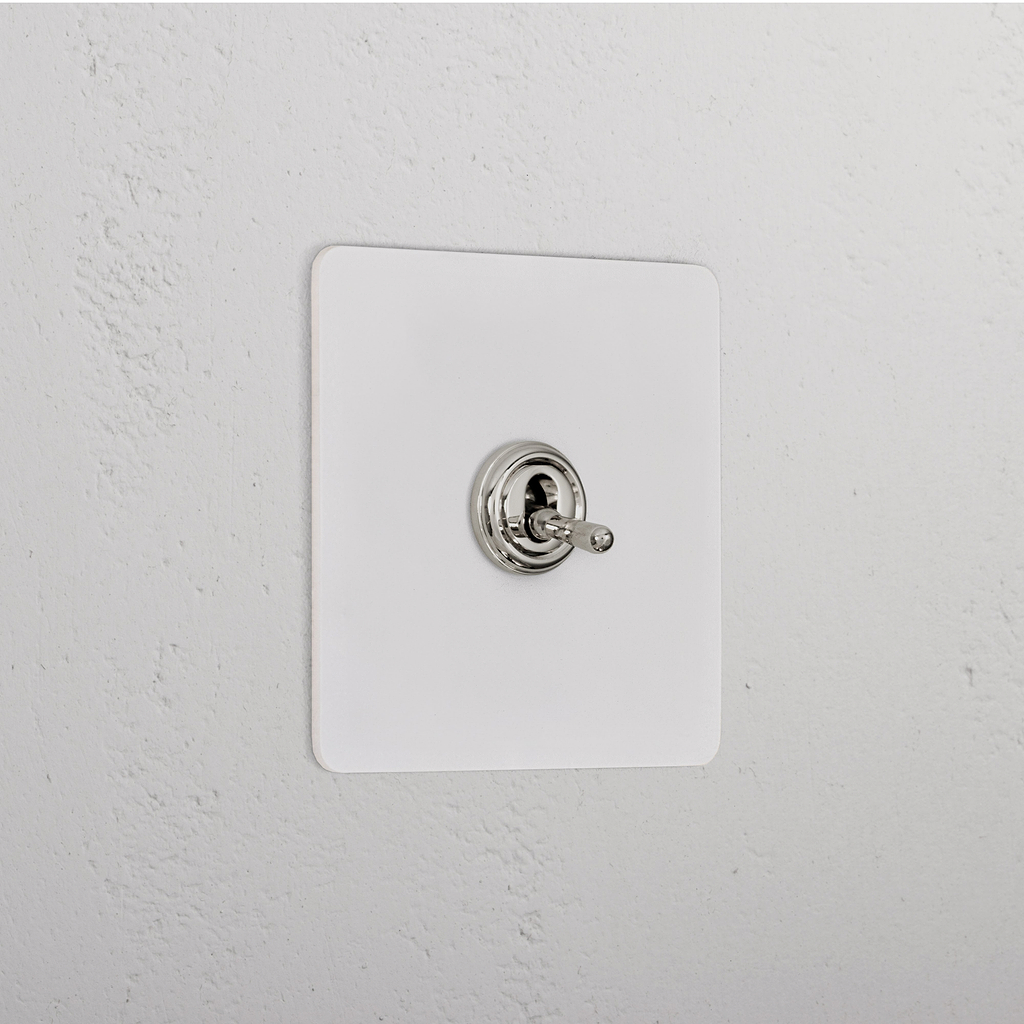 1G Two Way Toggle Switch | Paintable Polished Nickel – Corston
