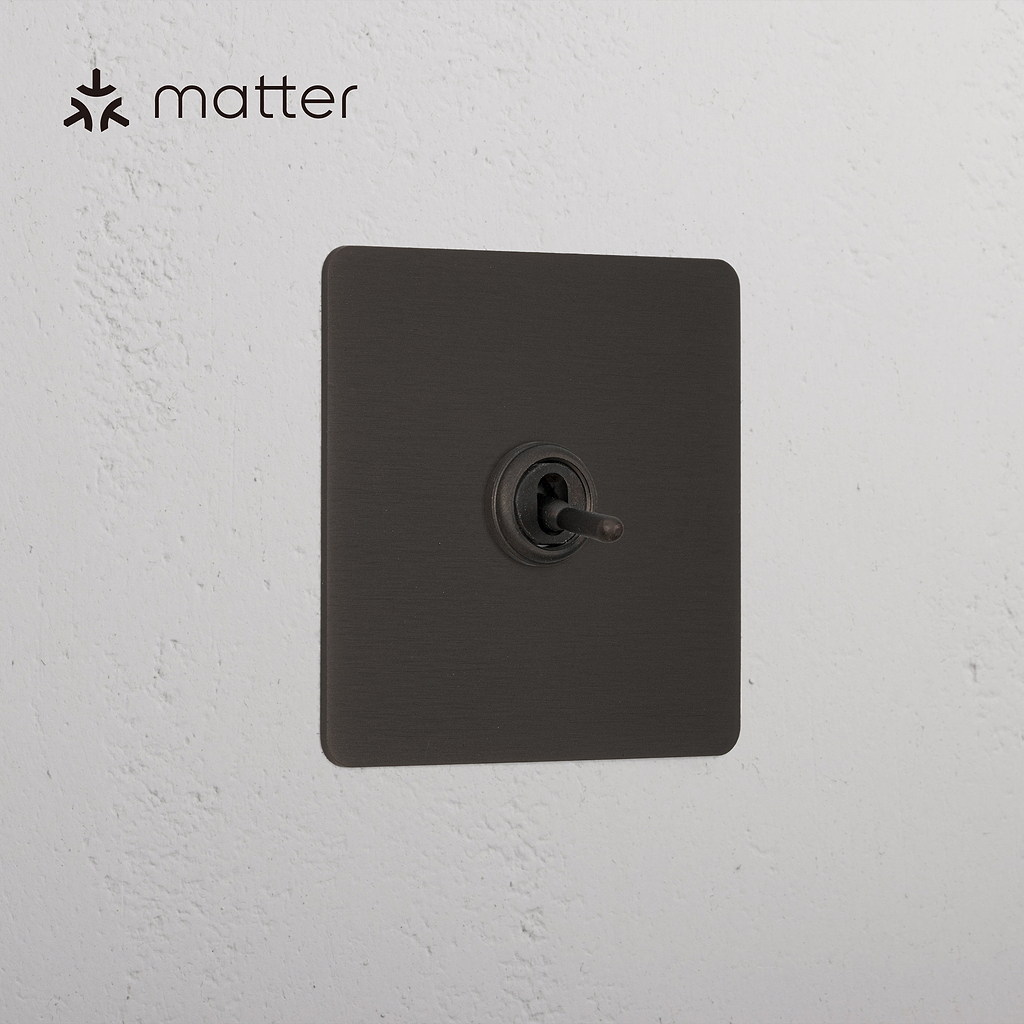 1G Smart Retractive Toggle Switch Bronze Black | Switches & Sockets ...
