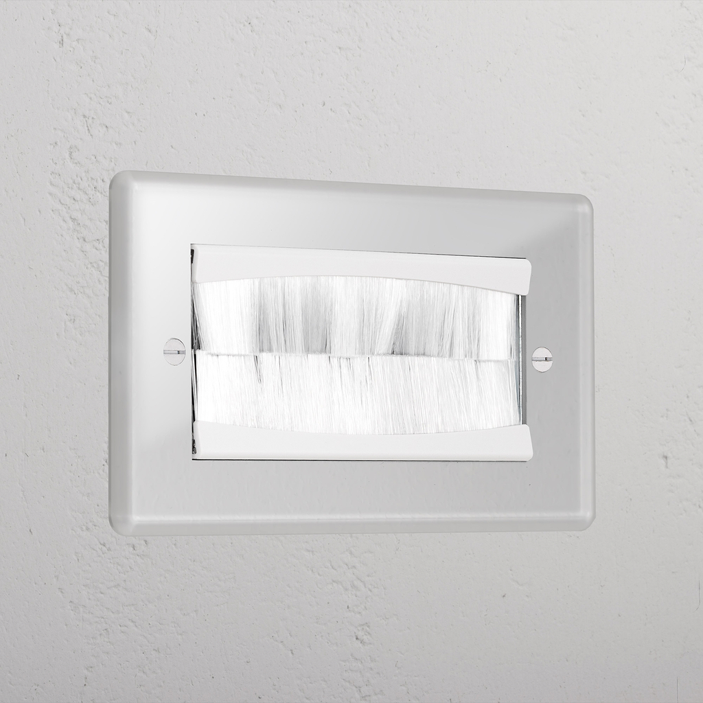 Double Module Brush Plate | Clear White – Corston