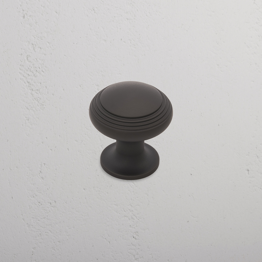 Barlow Furniture Knob Medium Bronze Black | Cabinet Handles | Hardware – Corston