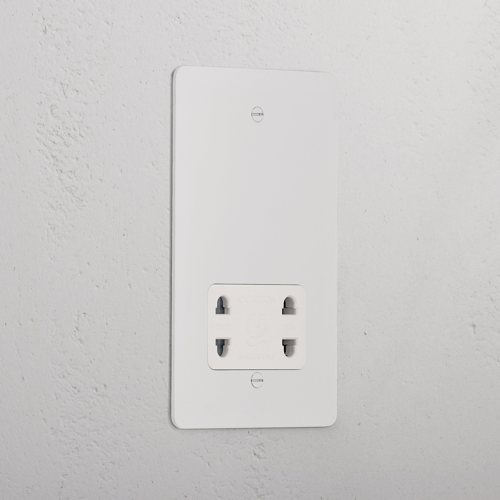 Shaver Socket | Paintable White – Corston