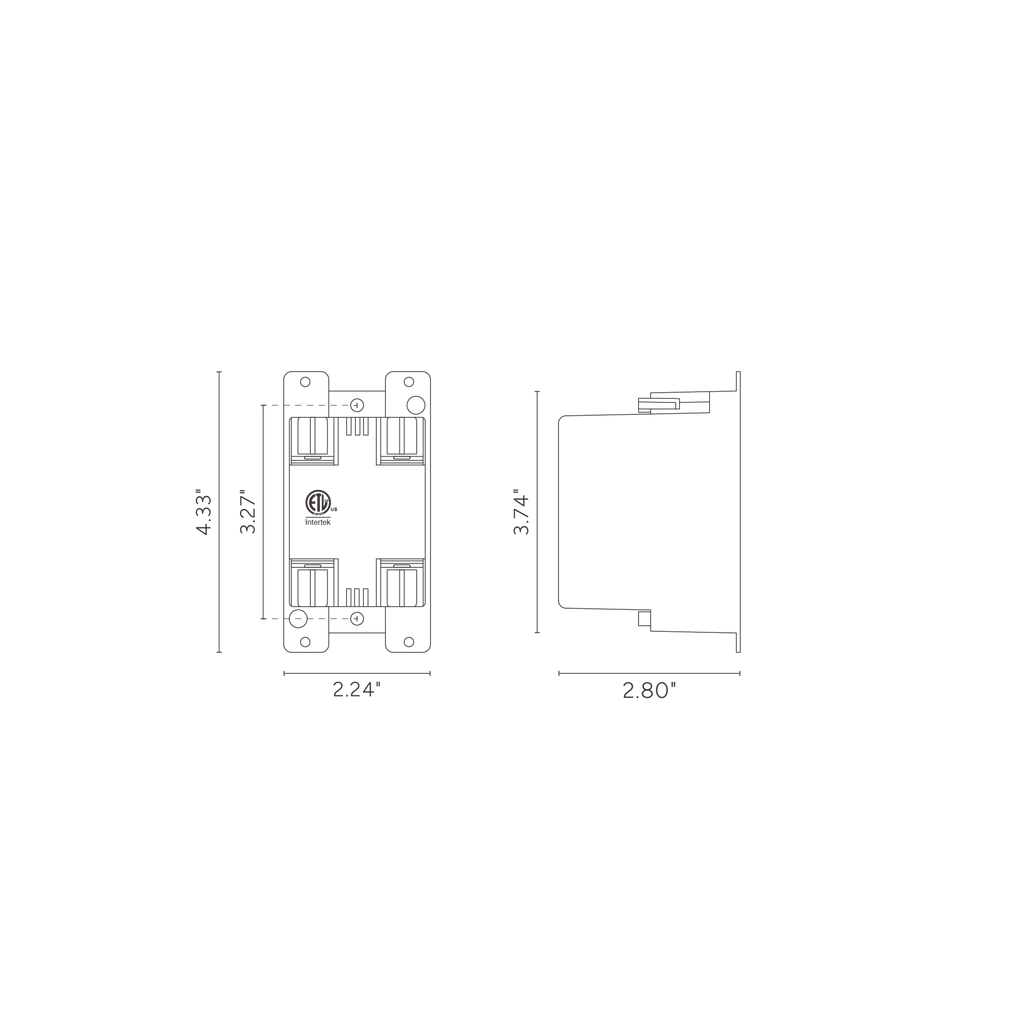 1G Old Work Electrical Box | Components | Switches & Outlets