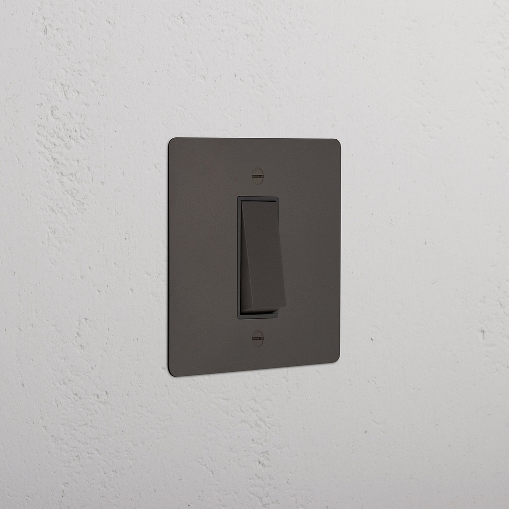 1G Double Pole Rocker Switch Bronze Black | Switches & Dimmers