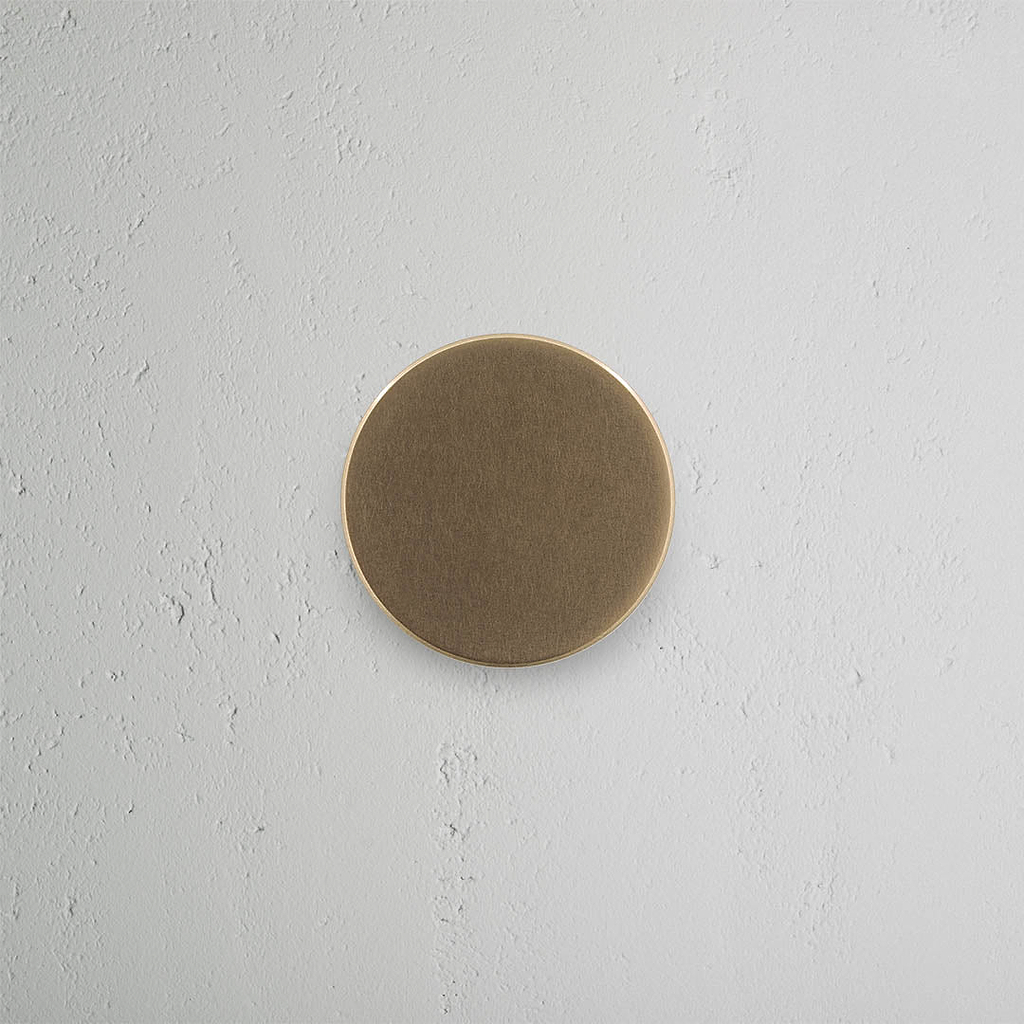 Onslow Fixed Door Knob Antique Brass | Door Handles | Hardware