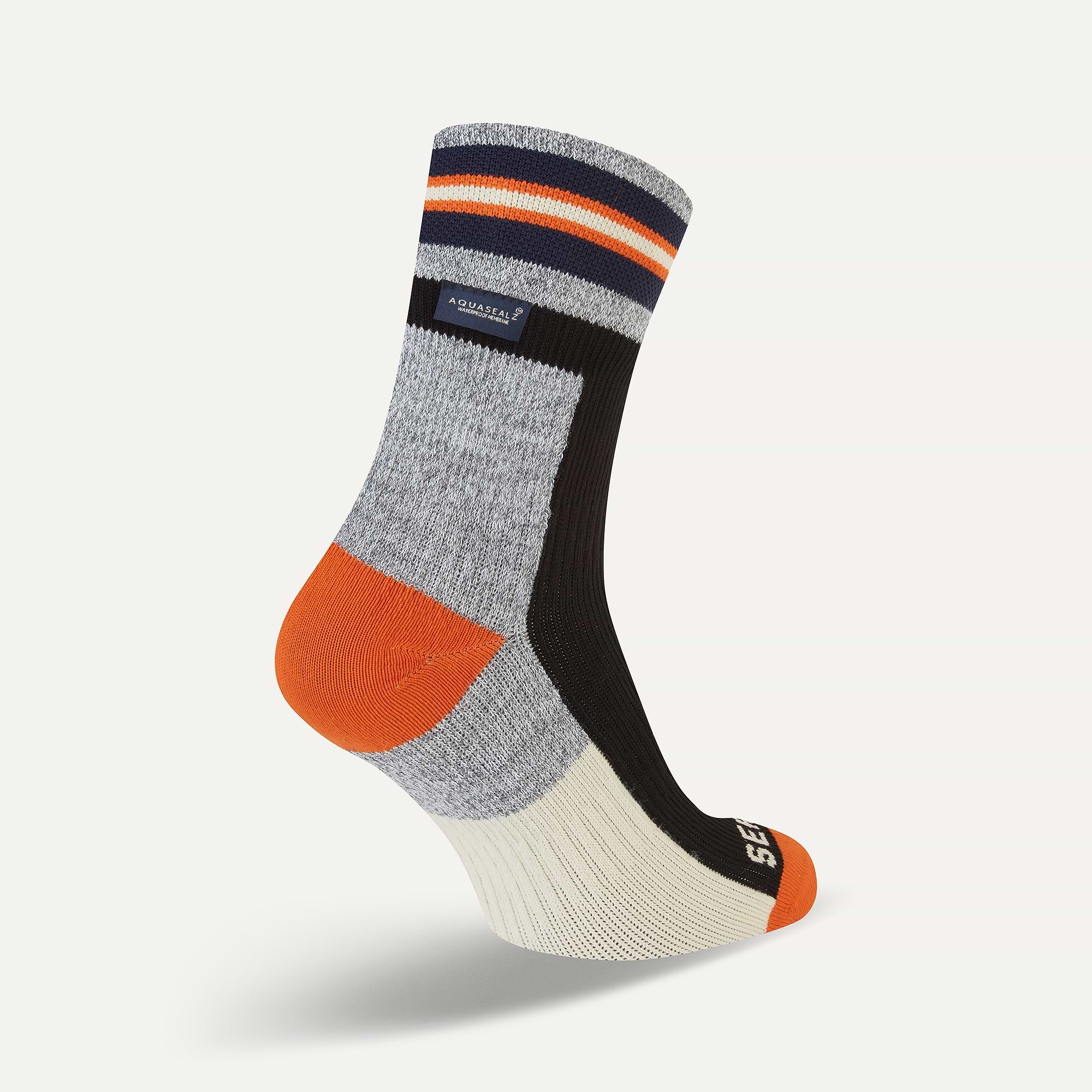 Surlingham - Waterproof All Weather Ankle Length Striped Cuff Sock ...