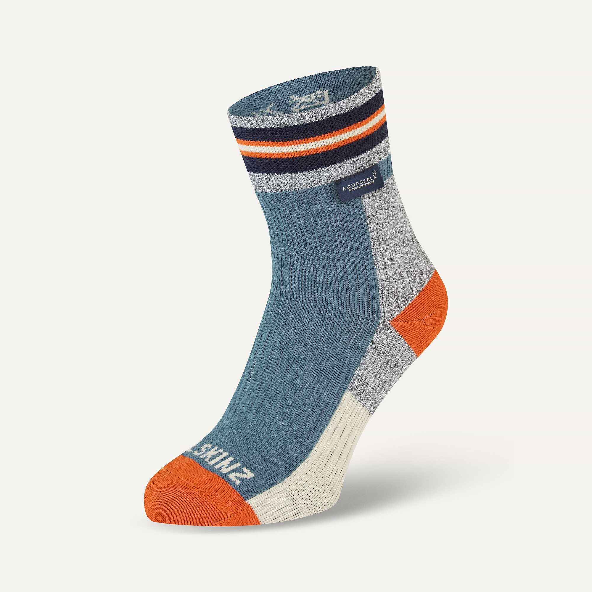 Surlingham - Waterproof All Weather Ankle Length Striped Cuff Sock ...