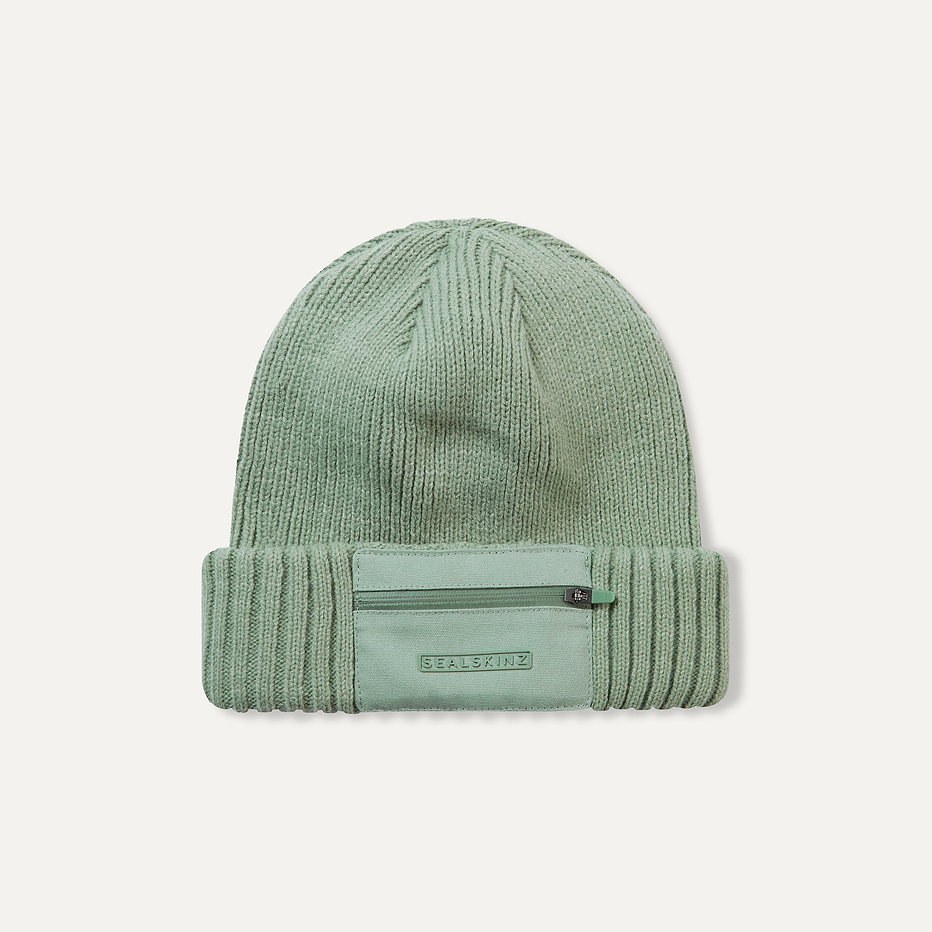 Colby - Waterproof Zipped Pocket Knitted Beanie – Sealskinz USA