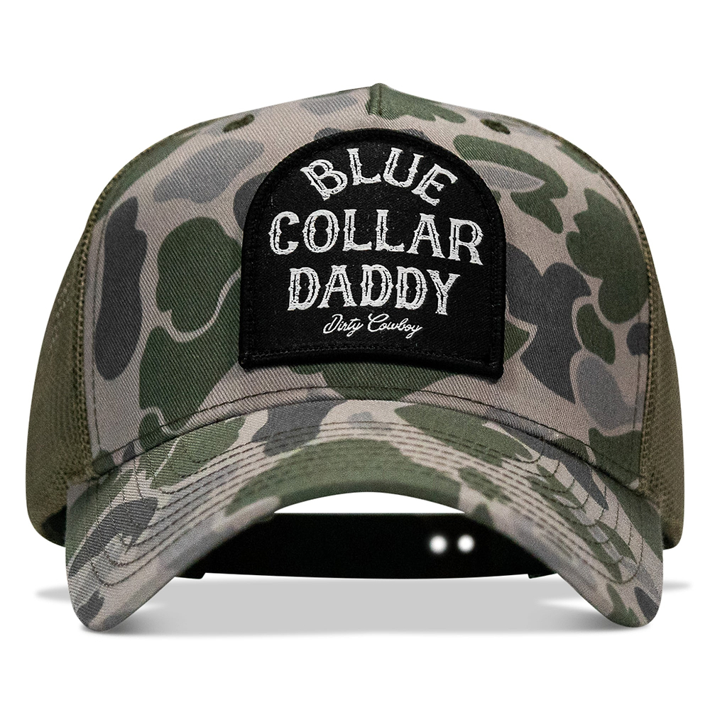 Blue Collar Daddy Patch Snapback Hat | Dirty Cowboy USA