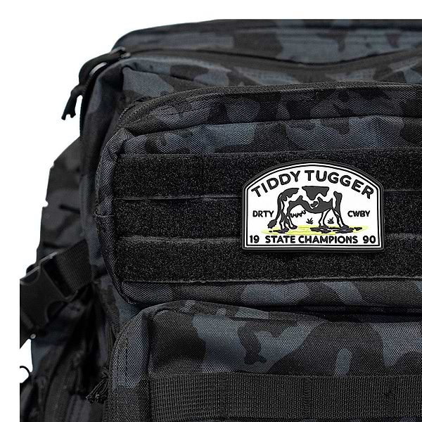 State Champions Tiddy Tugger PVC Velcro Patch | Dirty Cowboy Mfg.