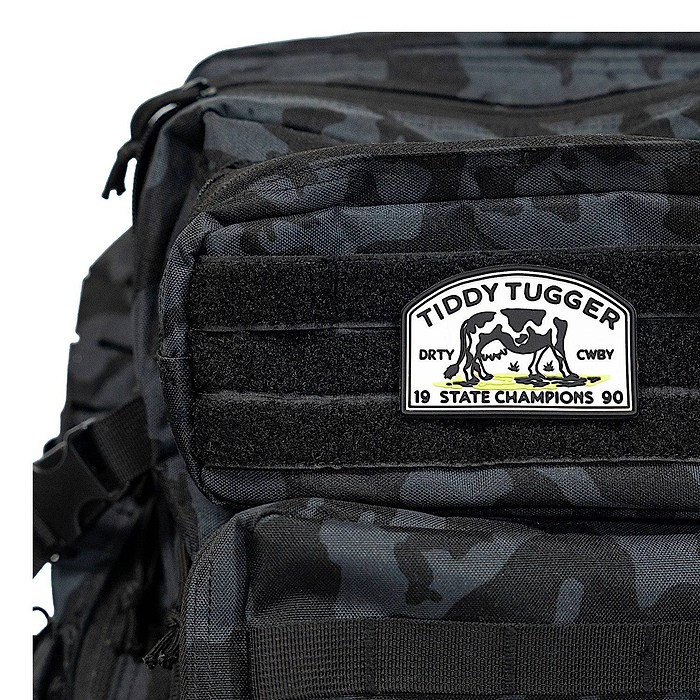State Champions Tiddy Tugger PVC Velcro Patch | Dirty Cowboy Mfg.