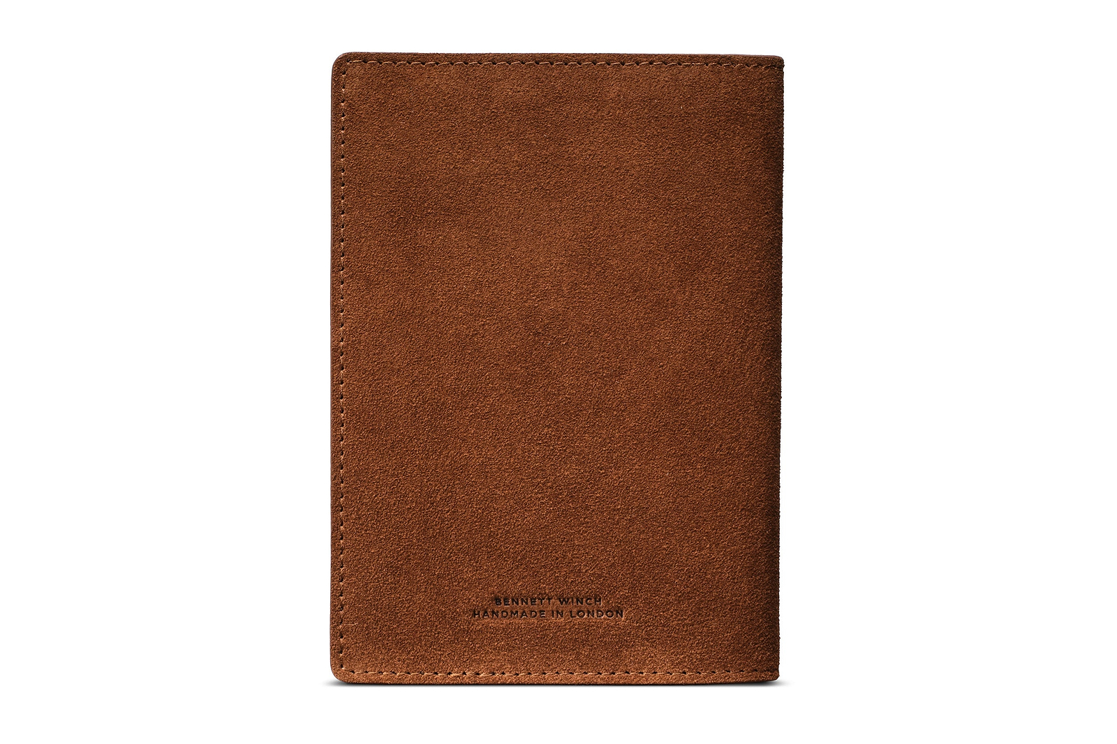Brown Suede Passport Wallet for Men | Designer Passport Holder ...