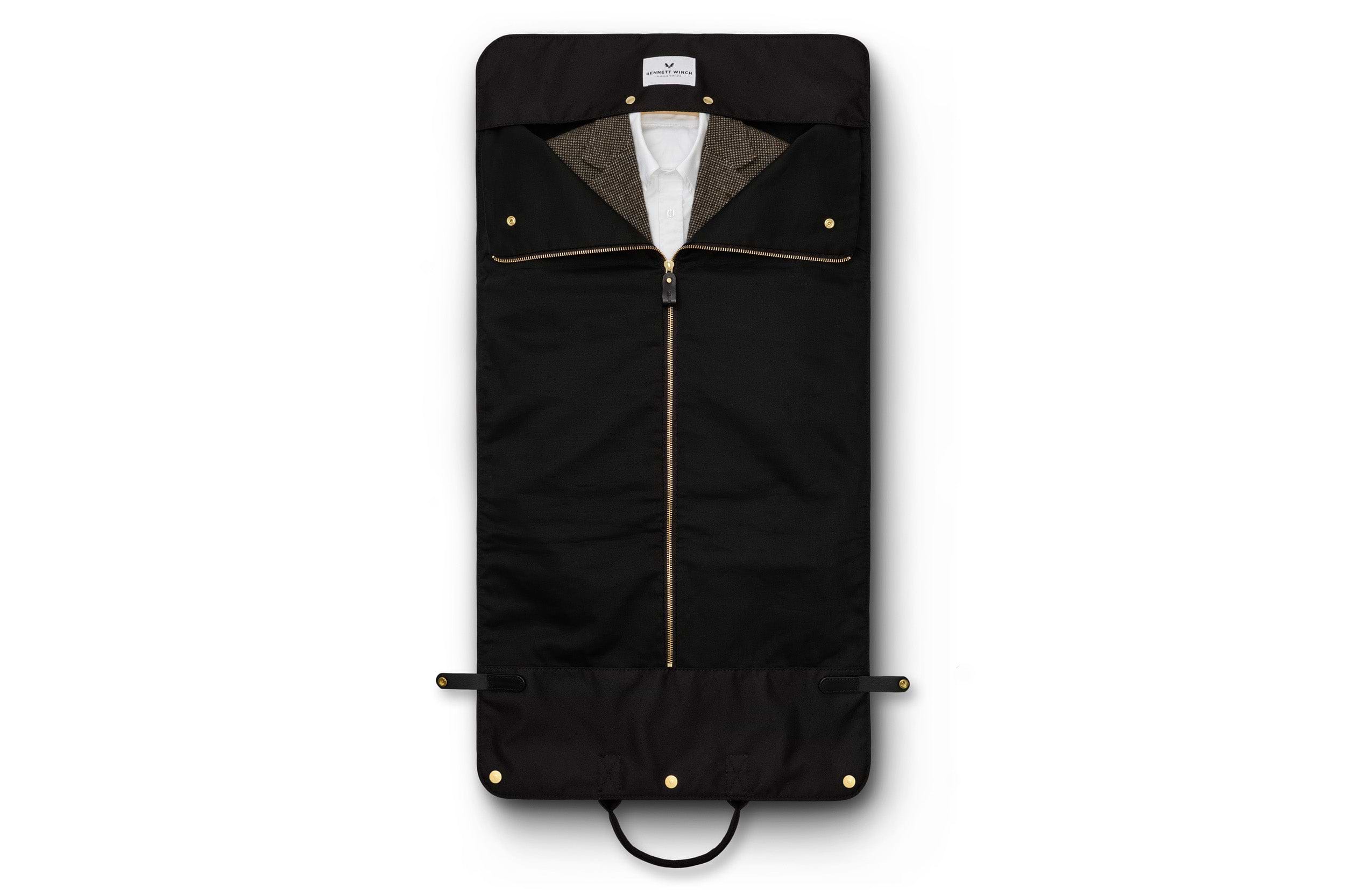 Trifold | Black Tri-Fold Garment Bag | Suit Carrier Travel Bag ...