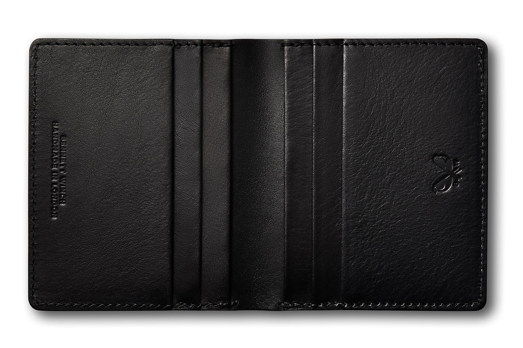 Black Leather Men's Wallet | Luxury Men's Black Leather Wallet ...