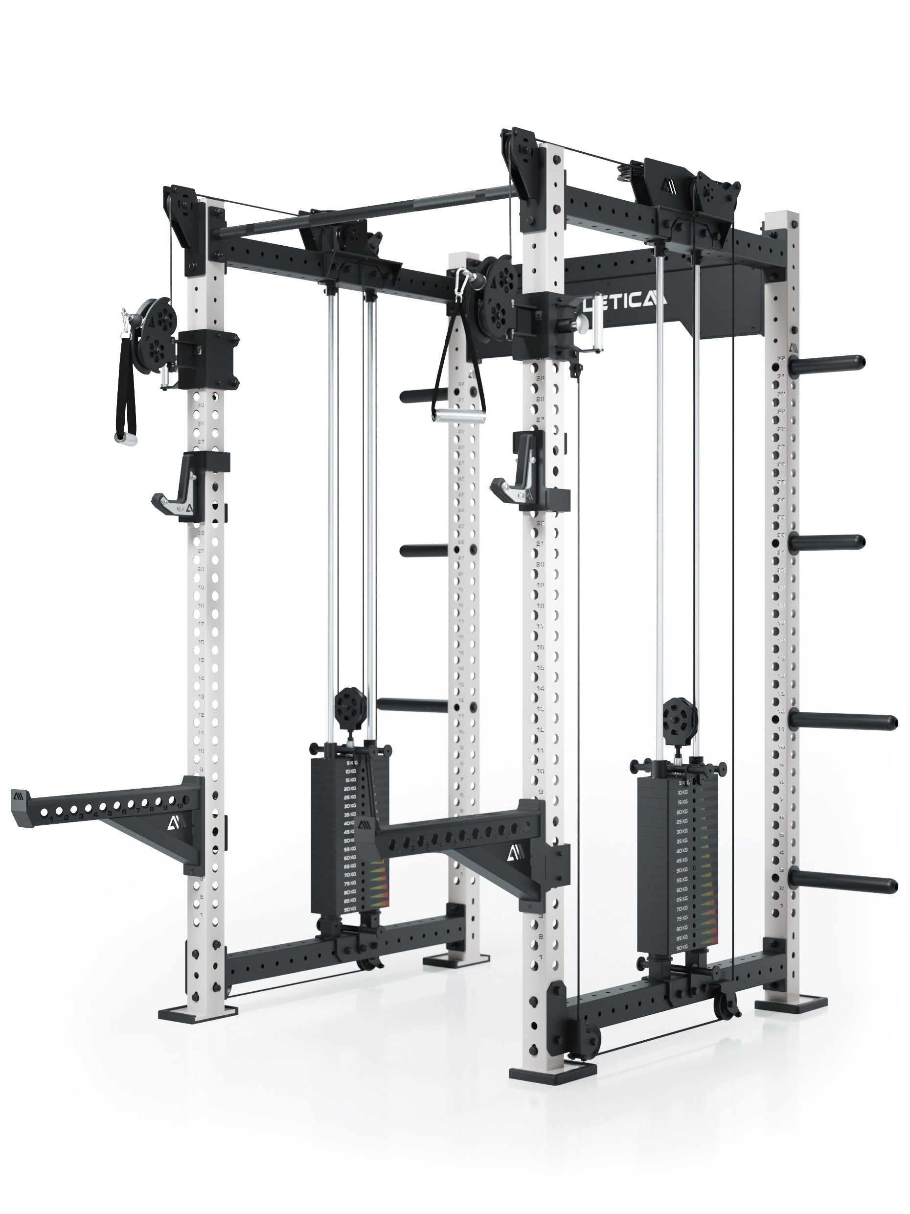 R8 Bradley Long | 2x95 kg Weight Stacks | White