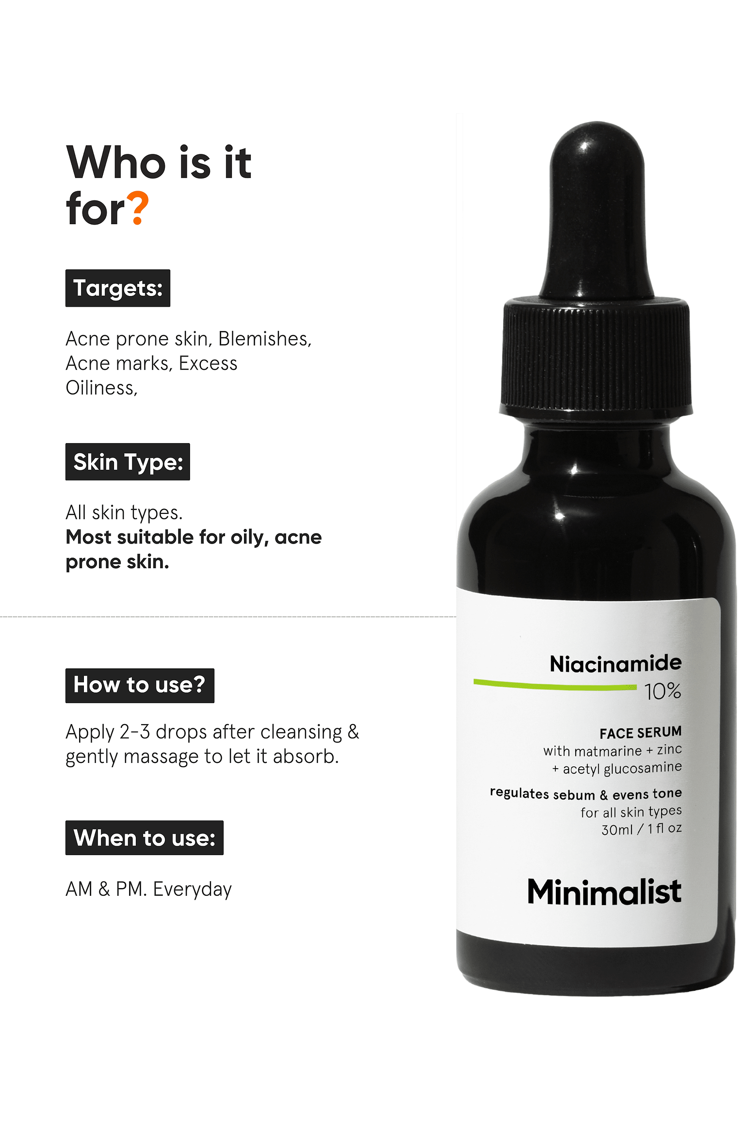 Niacinamide – Minimalist