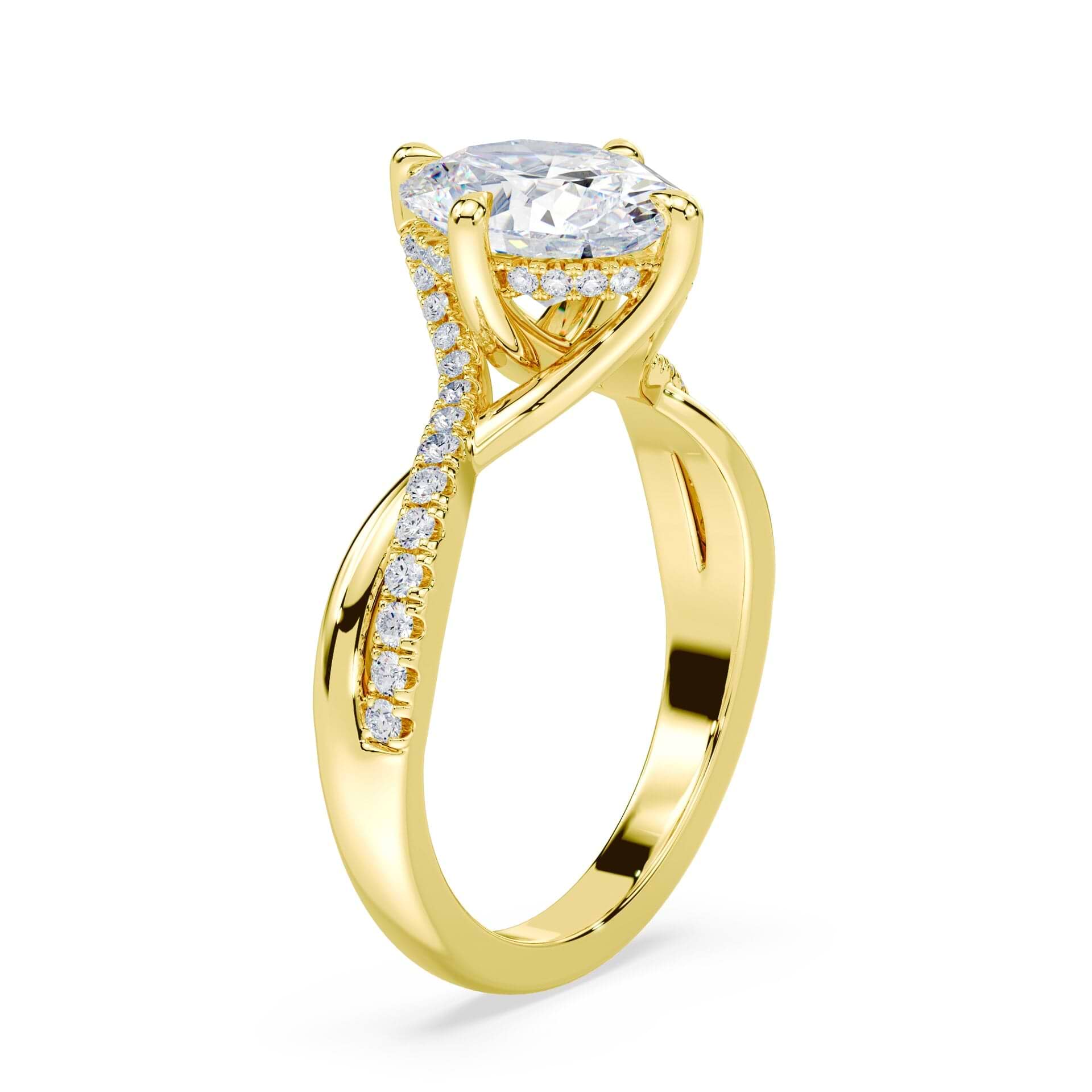 Twisted Band Engagement Rings | Plum Diamonds