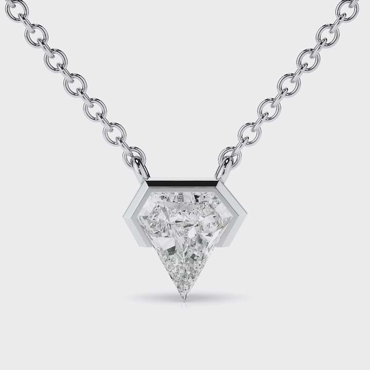 Specialty Cuts Shield Lab Grown Diamond Pendant – Plum