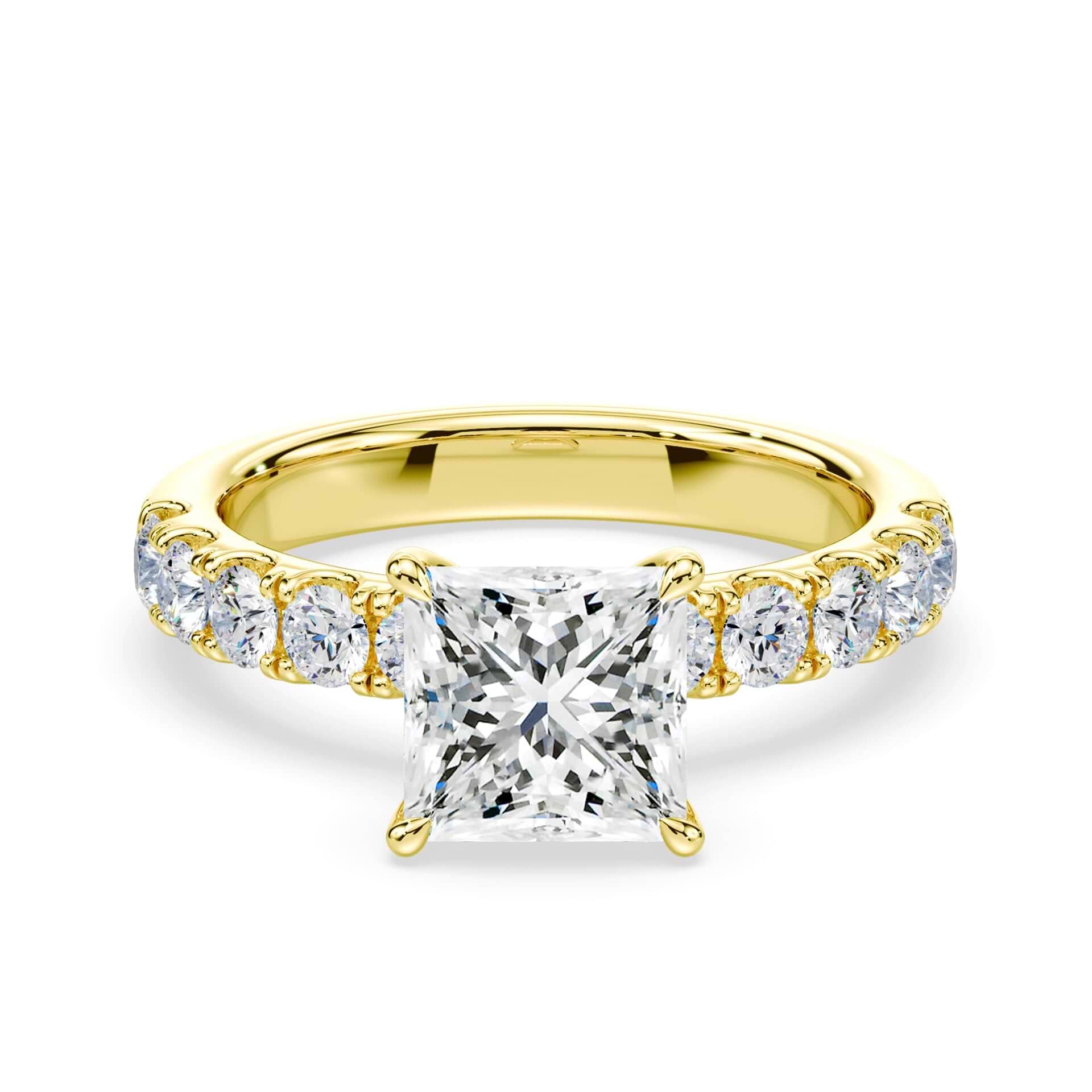 Princess Cut Diamond Engagement Rings | Plum Diamonds