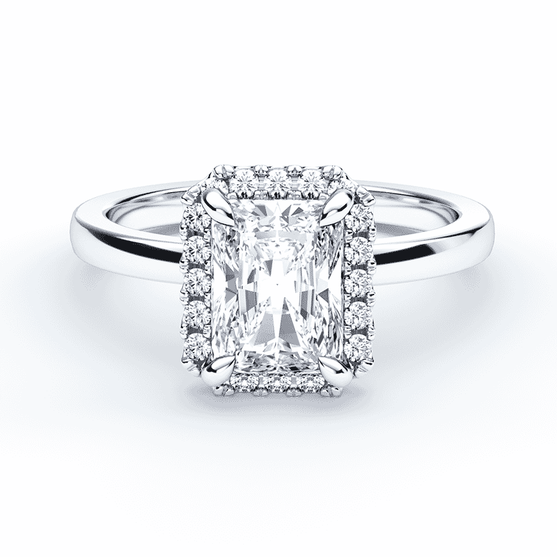 Radiant halo ring store